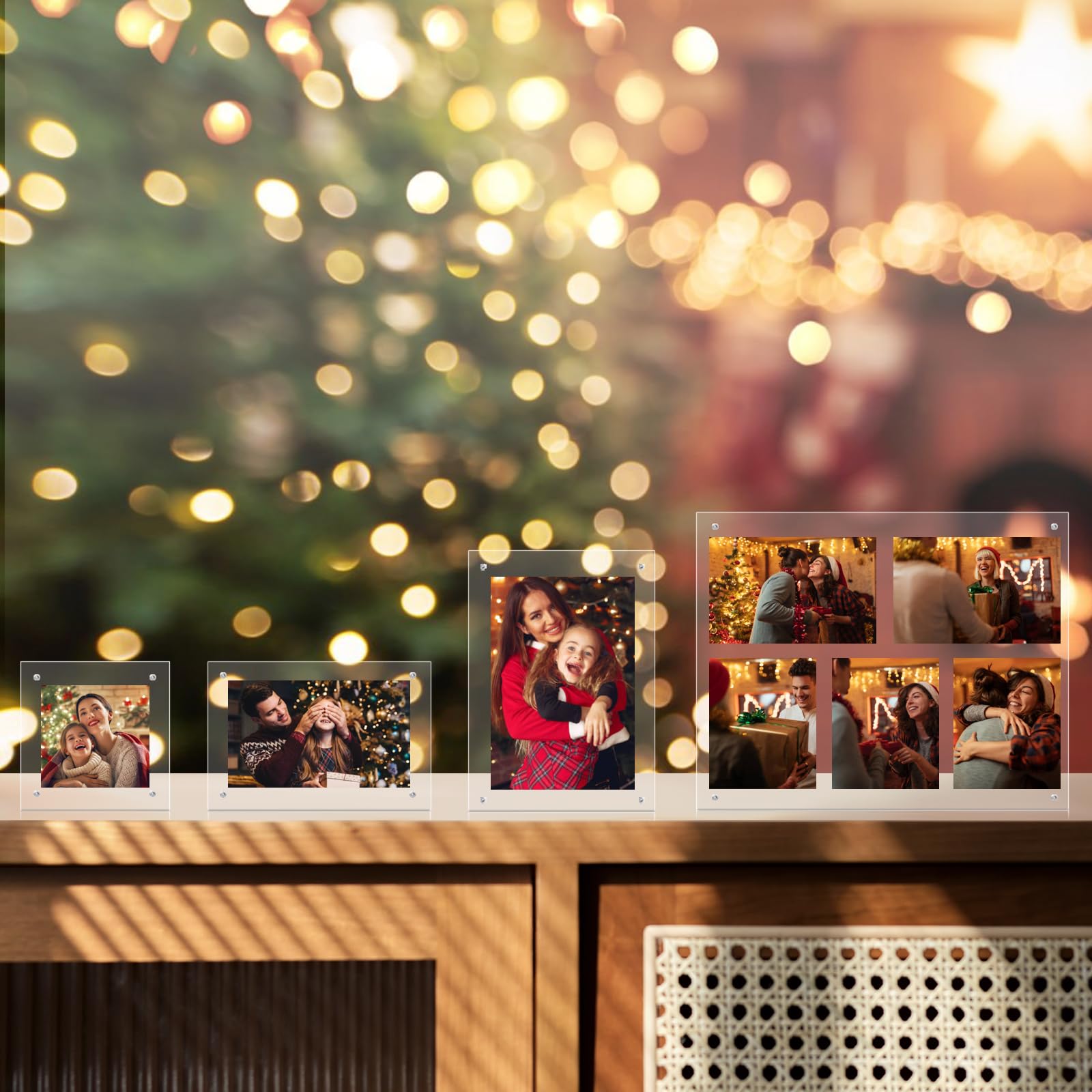 Snapklik.com : 8x10 Acrylic Frame, 20mm Thicker Frameless Clear Picture ...