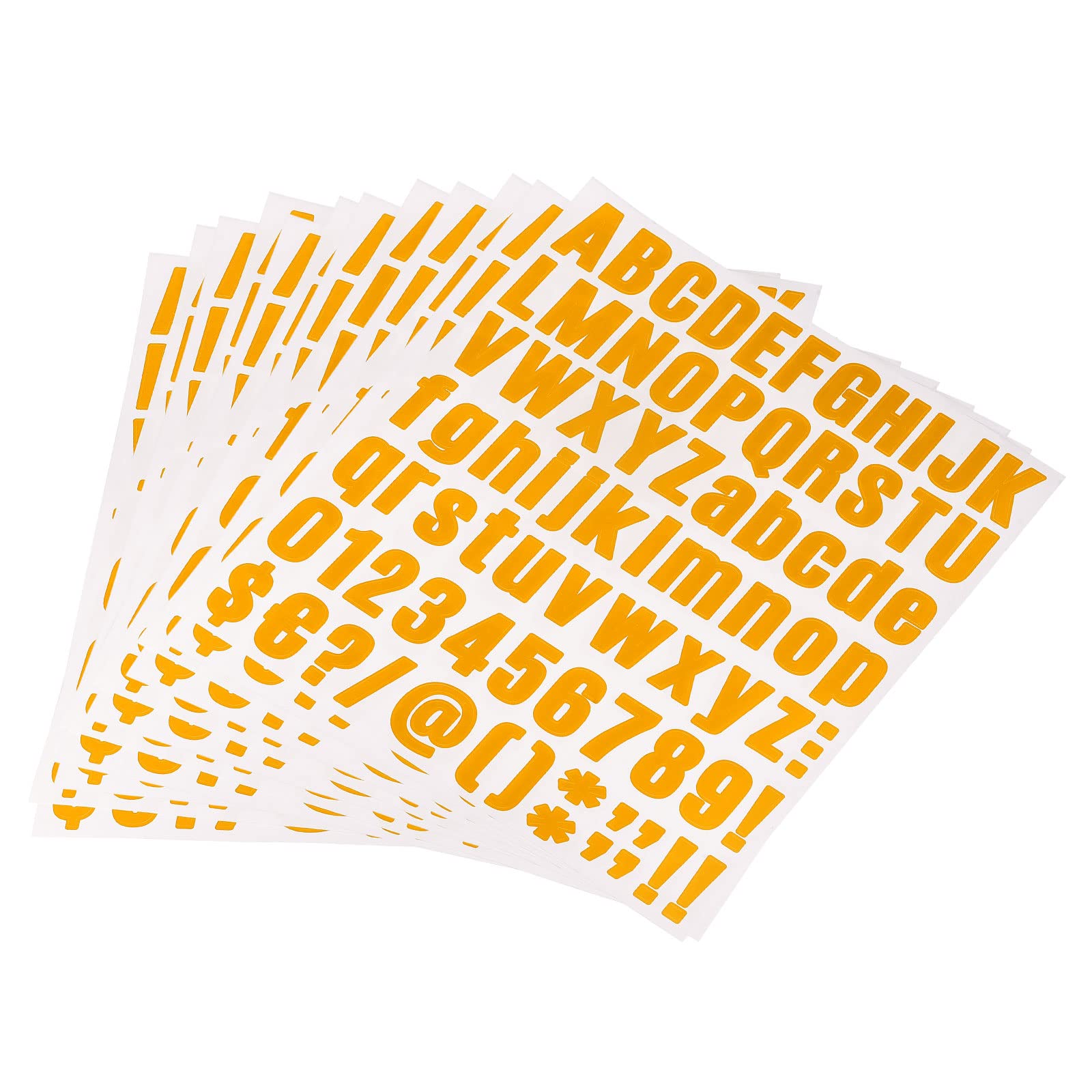 Amazon.com: uxcell Letter Number Stickers Kit, 1 Inch Vinyl Self ...