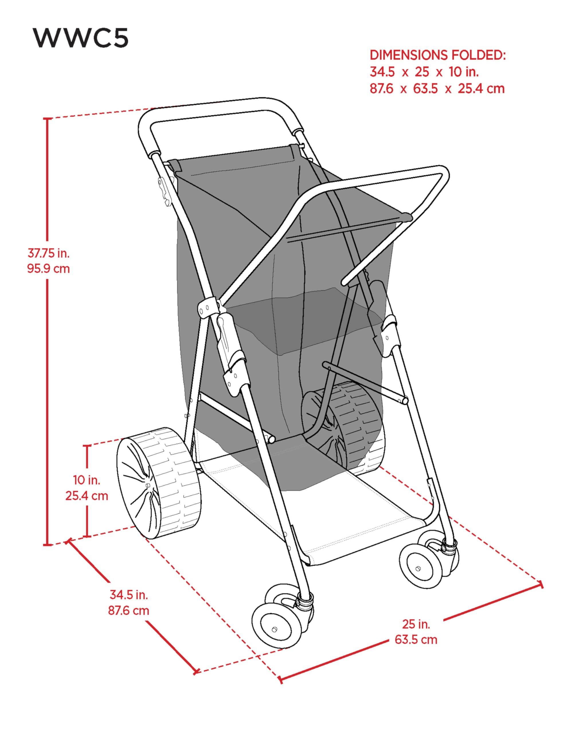 Snapklik.com : Rio Beach Wonder Wheeler II Wide Utility