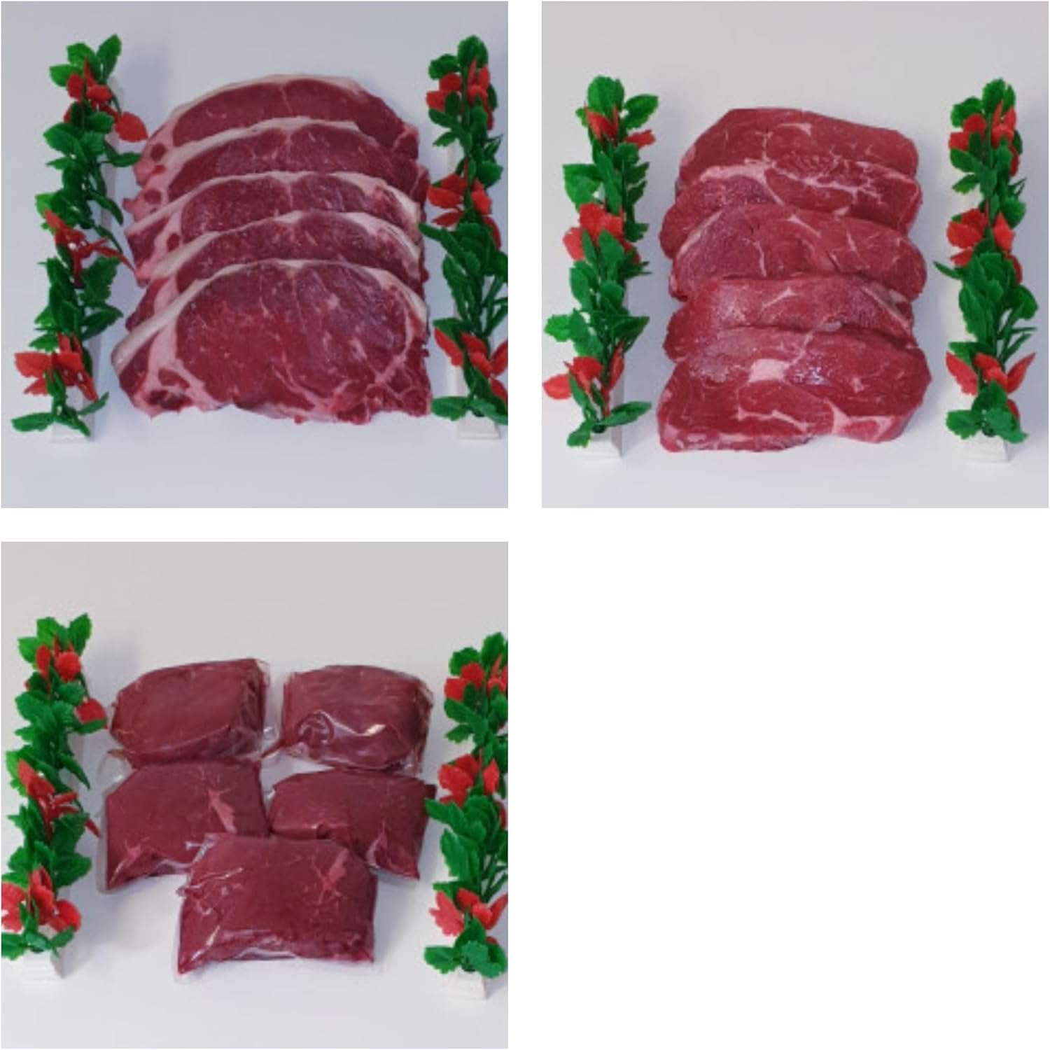 Shukers Butchers Extra Value Quality Beef Steak Hamper Fillet Ribeye ...
