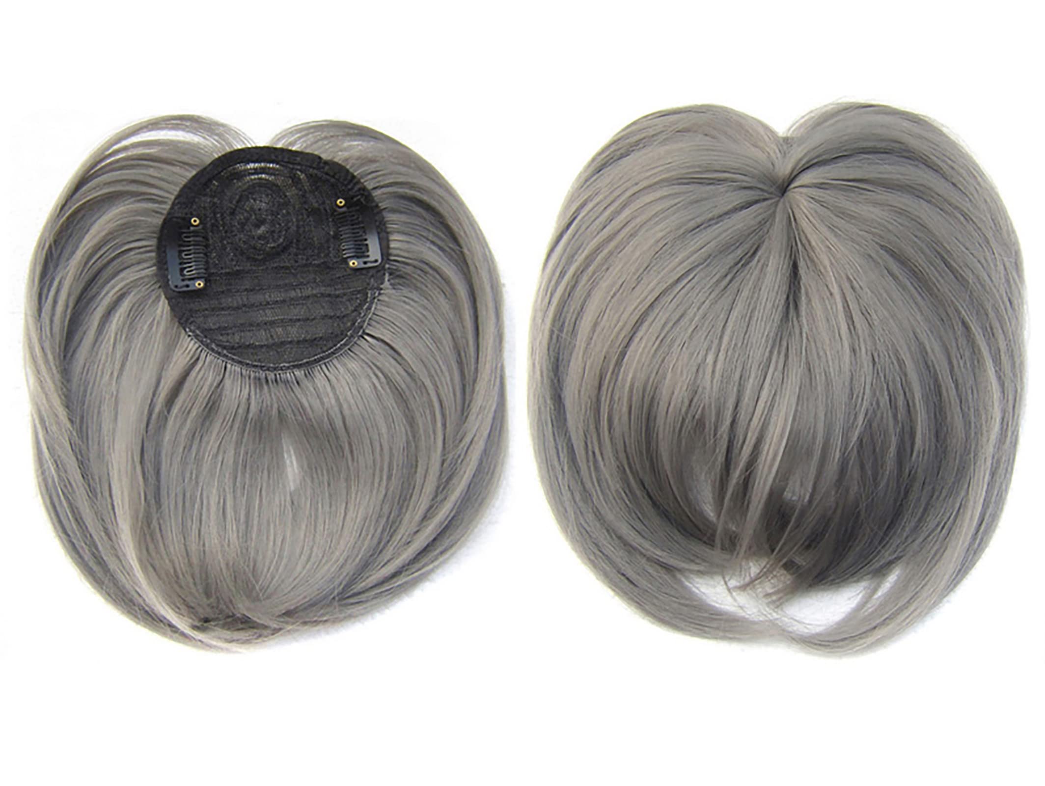 Faringoto Hair Clip in Bangs for Women Hair Toppers for Women Silky ...