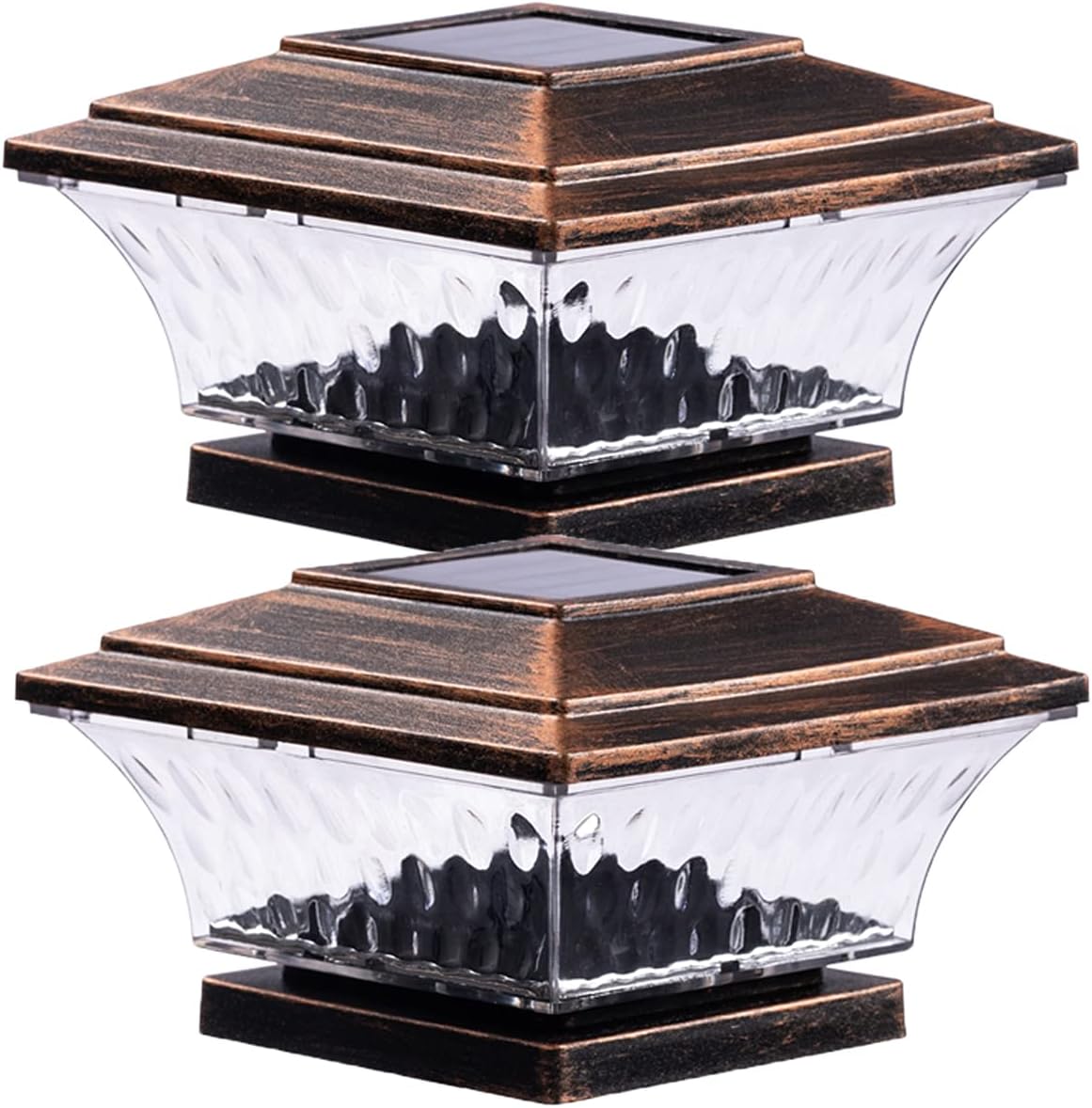 Paradise by Sterno Home Solar Cast Aluminum LED Post Cap Light for 4x4 ...