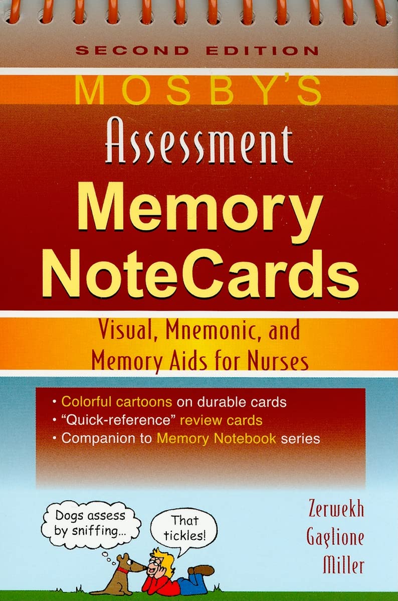 Mosby's Assessment Memory NoteCards: Visual, Mnemonic, and Memory Aids ...
