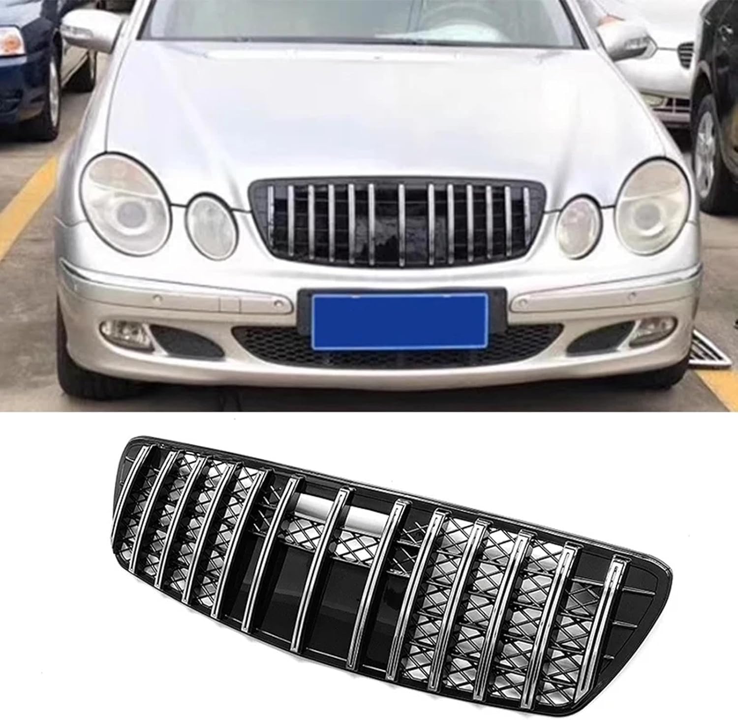 Car Front Inlet Grille Bumper Grill For Mercedes Benz W211 E Class E320 ...