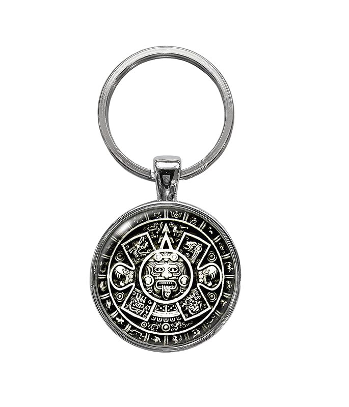 Amazon.com: Aztec Calendar Keychain : Handmade Products