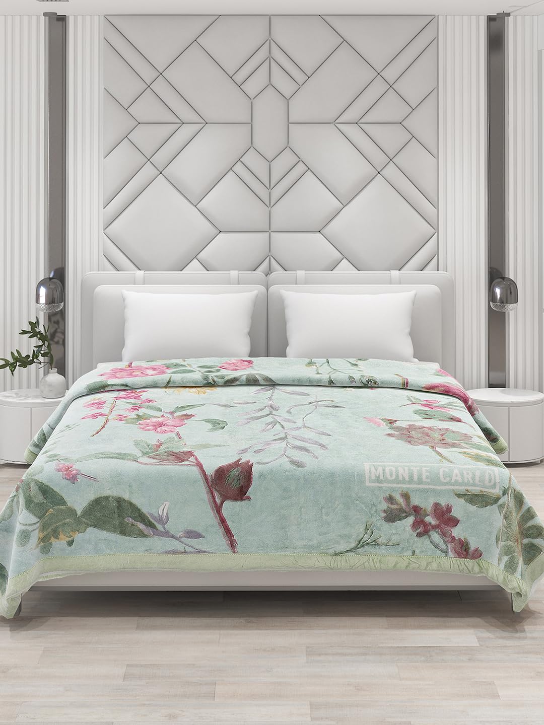 Buy Monte Carlo Cashmere (900 GSM) Luxury 2 Ply Double Bed Blanket for ...