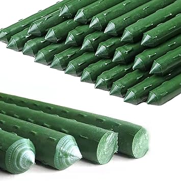 Amazon.com : 5Ft 25Pcs Plant Stakes Garden Tomato Sticks Supports for ...