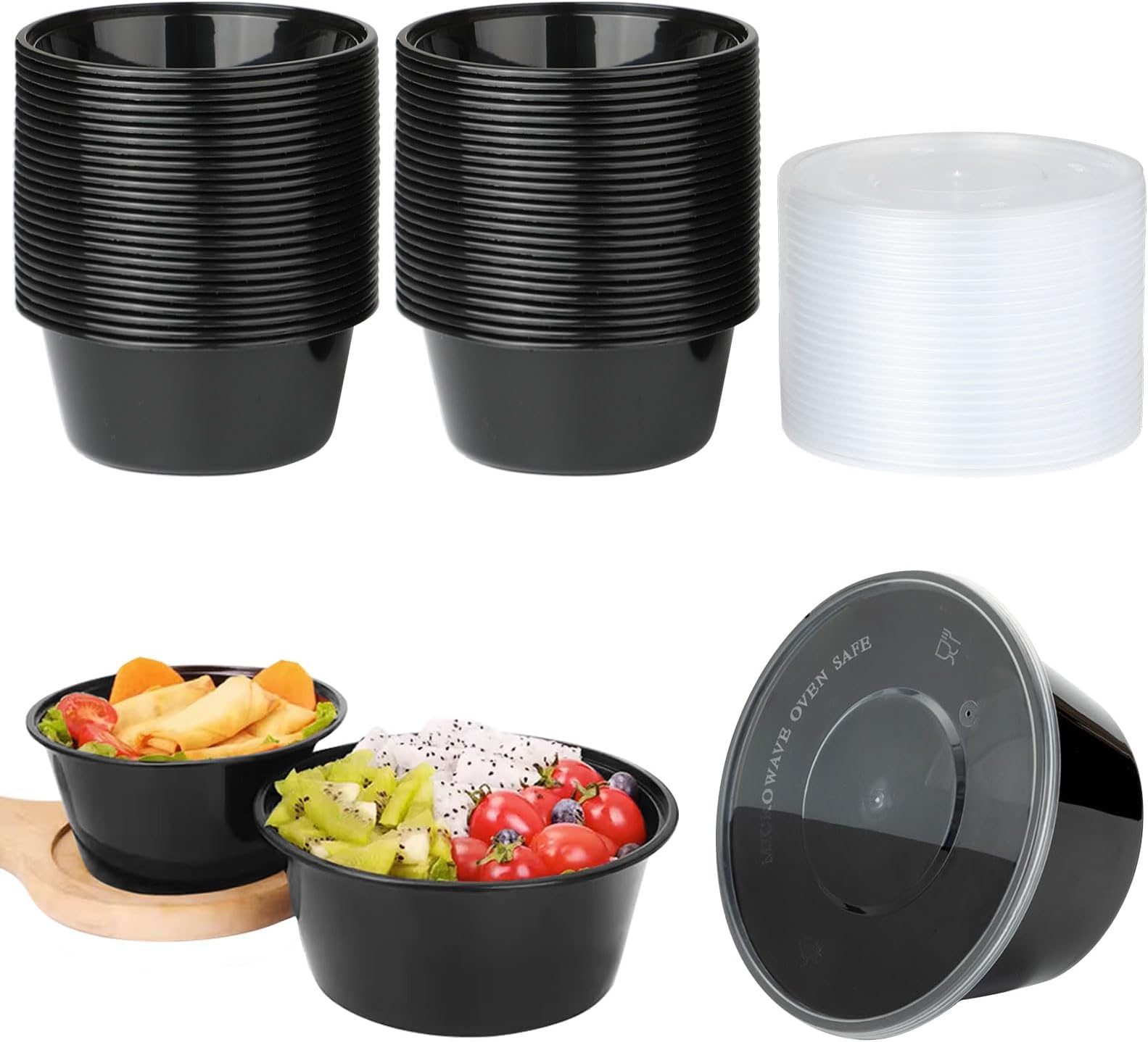 CoKeeSun 30 Pièces Boite Plastique Alimentaire avec Couvercle ...