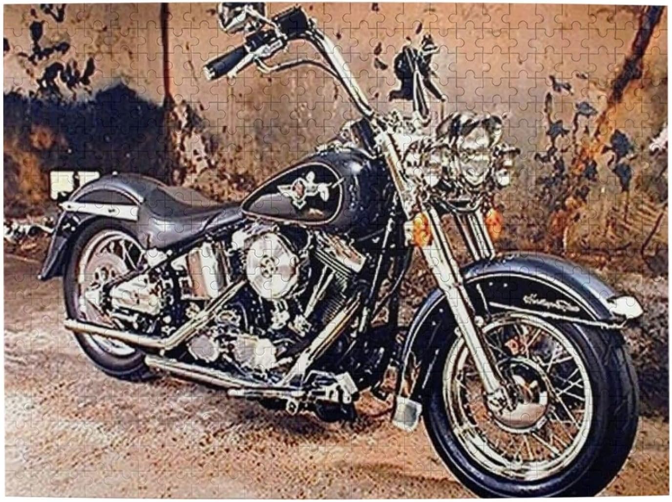 Amazon.com: Motorcycle Puzzles Picture Puzzle 500 Piece Jigsaw Puzzle ...