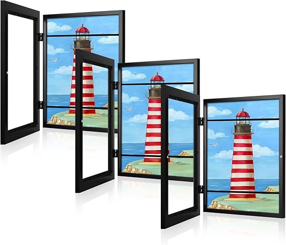 Amazon.com: [3Pack] Kids Art Frames, 9x12 Front Opening Kids Artwork ...
