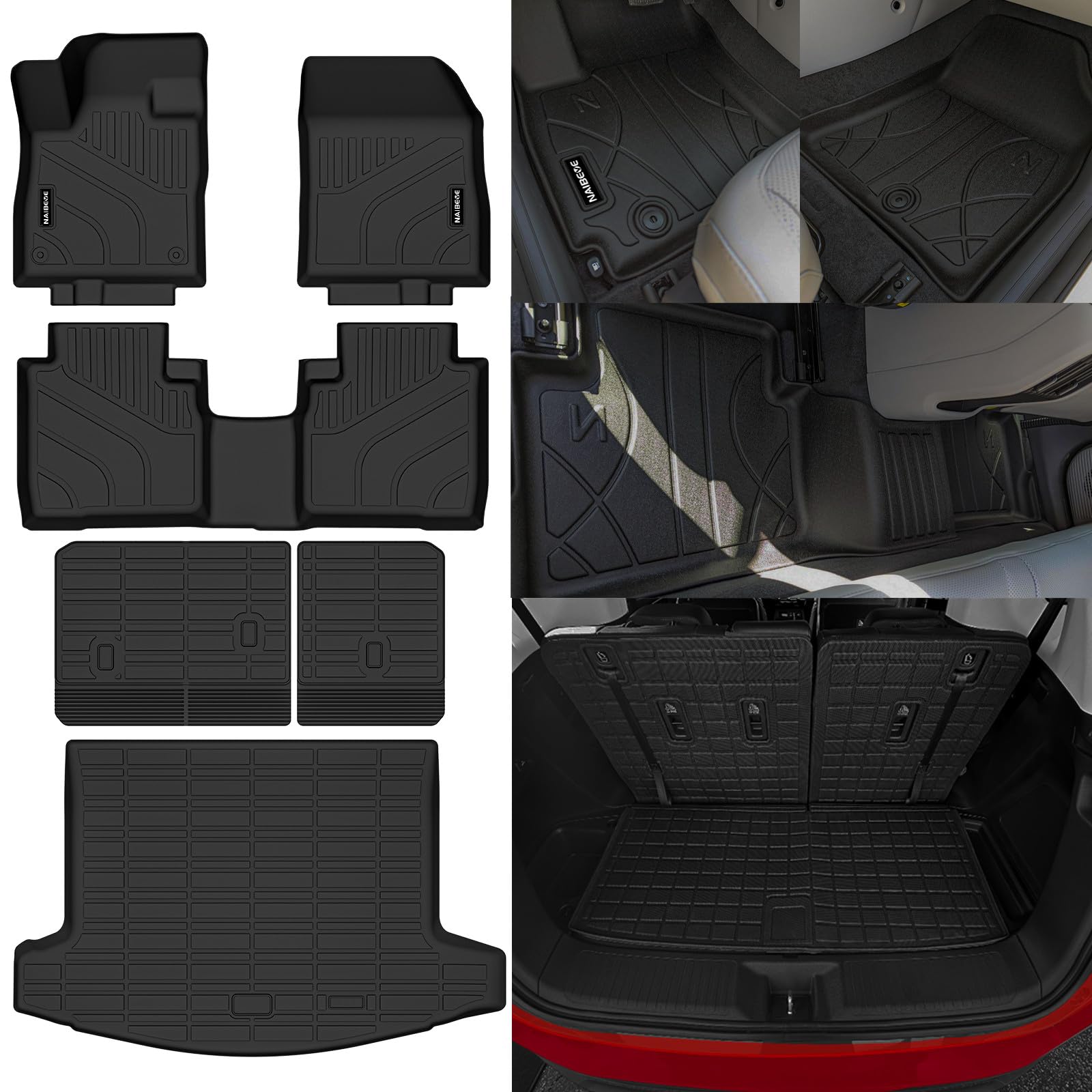 Amazon.com: Naibeve Floor Mats for All-New 2024 2025 Lincoln Nautilus ...