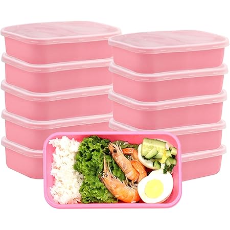 OITUGG Meal Prep Container Set of 10 Pcs - 1 Compartment Tupperware ...