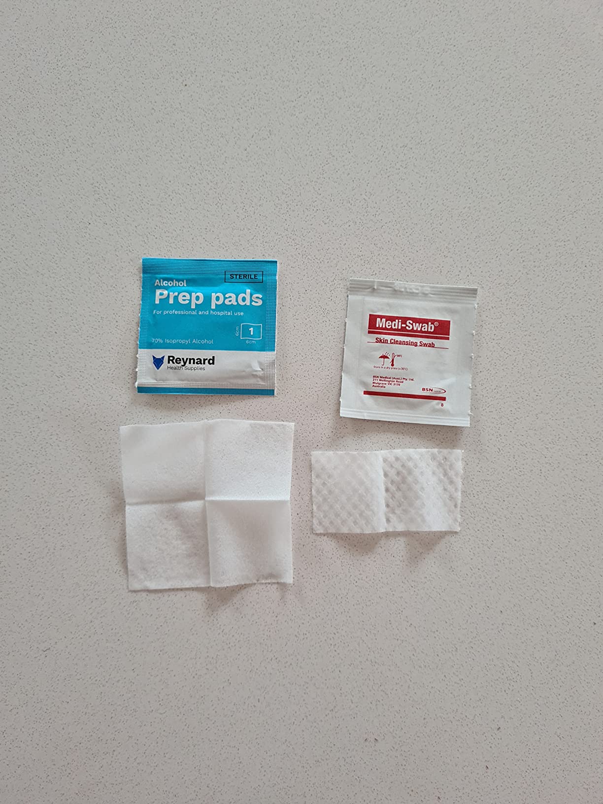 Reynard Health Supplies 70% Alcohol Antiseptic Prep Pad, Sterile ...