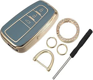 Amazon.com: X AUTOHAUX 1 Set 3 Button TPU Smart Keyless Entry Remote ...