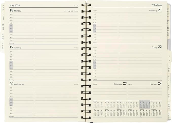 Collins - Elite - Executive 2026 12 Month Calendar Year Planner, Week ...