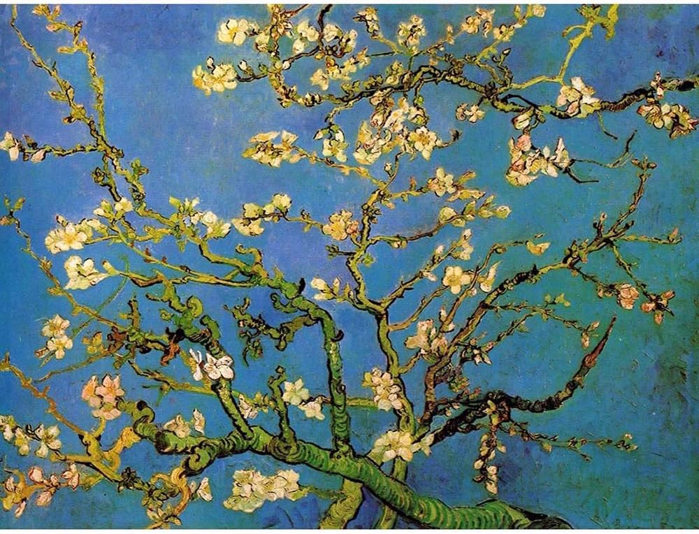 Wee Blue Coo Vincent Van Gogh Branches With Almond Blossom 1890 Old ...