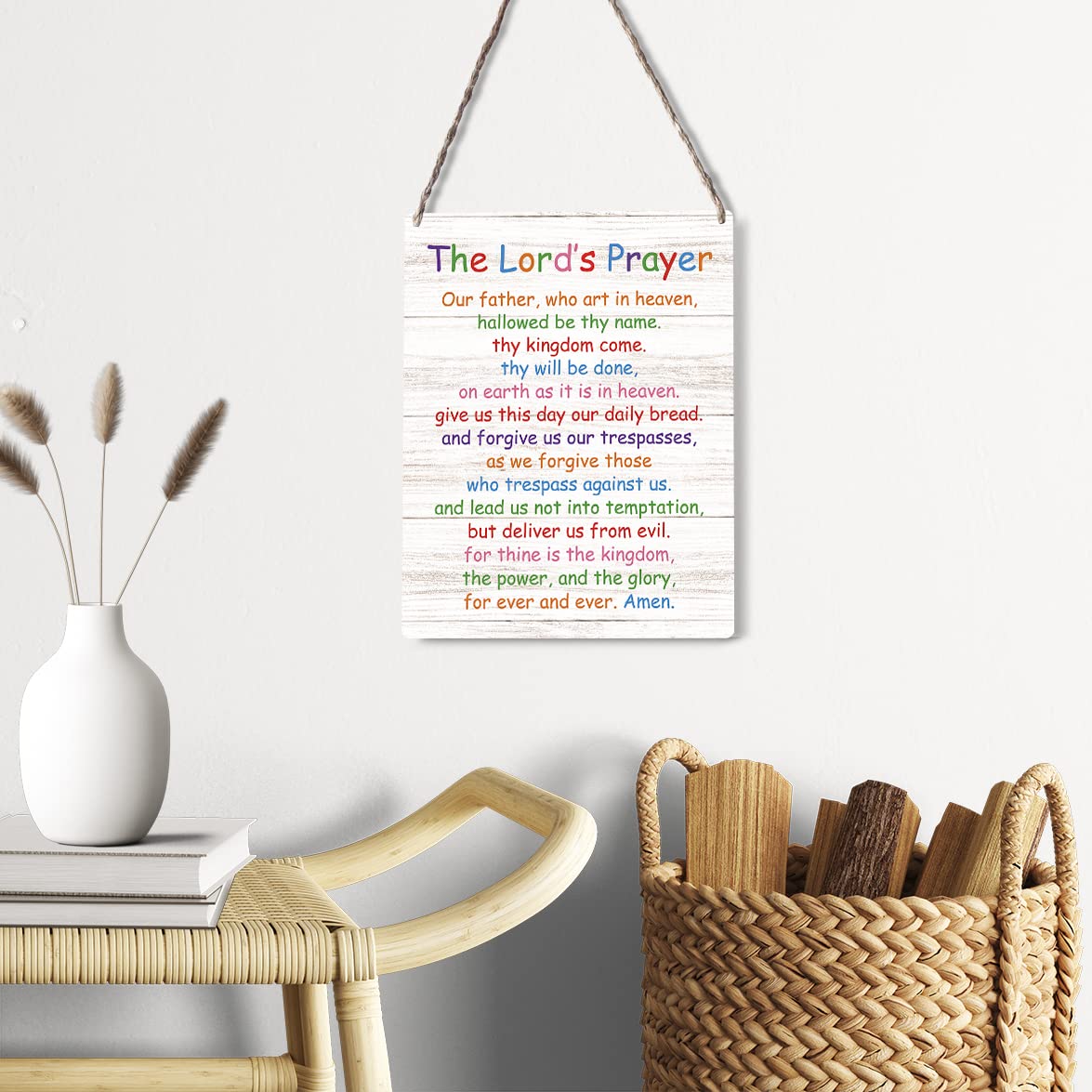 Snapklik.com : Inspirational Modern Christian Signs Wall Decor Rustic ...