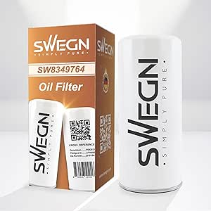 Swegn SW8349764 Compatible with Volvo Oil Filter Cross Reference #s ...
