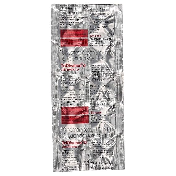 TriOlvance 40 - Strip of 10 Tablets : Amazon.in: Health & Personal Care