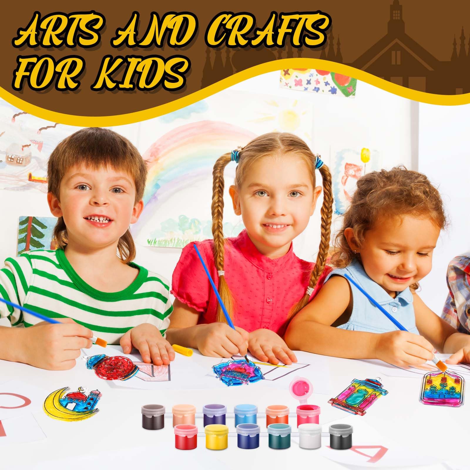 Snapklik.com : Cholemy 24 Sets Eid Al Fitr Sun Catcher Kit Include ...