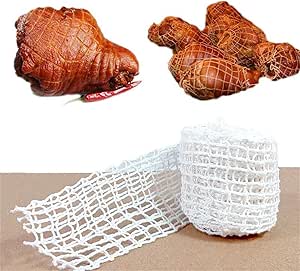 Amazon.com: 2 Pack Meat Netting Roll, 39/118 inch Cotton Meat Poultry ...
