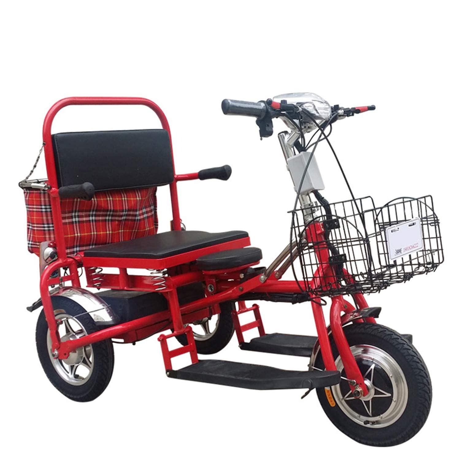 Buy IVQAPP Folding Electric 3 Wheel Mobility Scooter - Portable ...