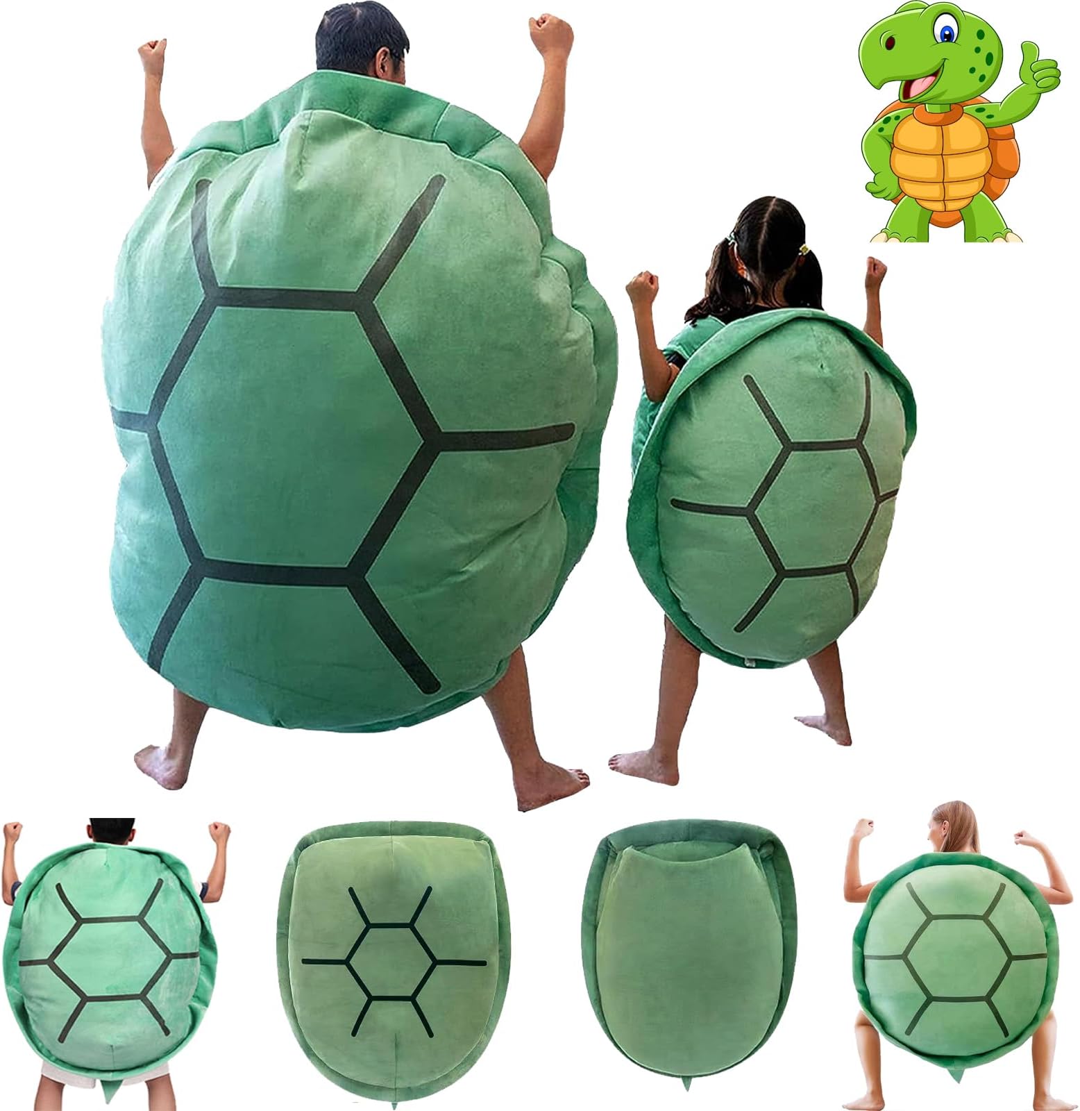 Amazon.com: PTAEXCEL Wearable Turtle Shell Pillow, 40IN/100CM Giant ...