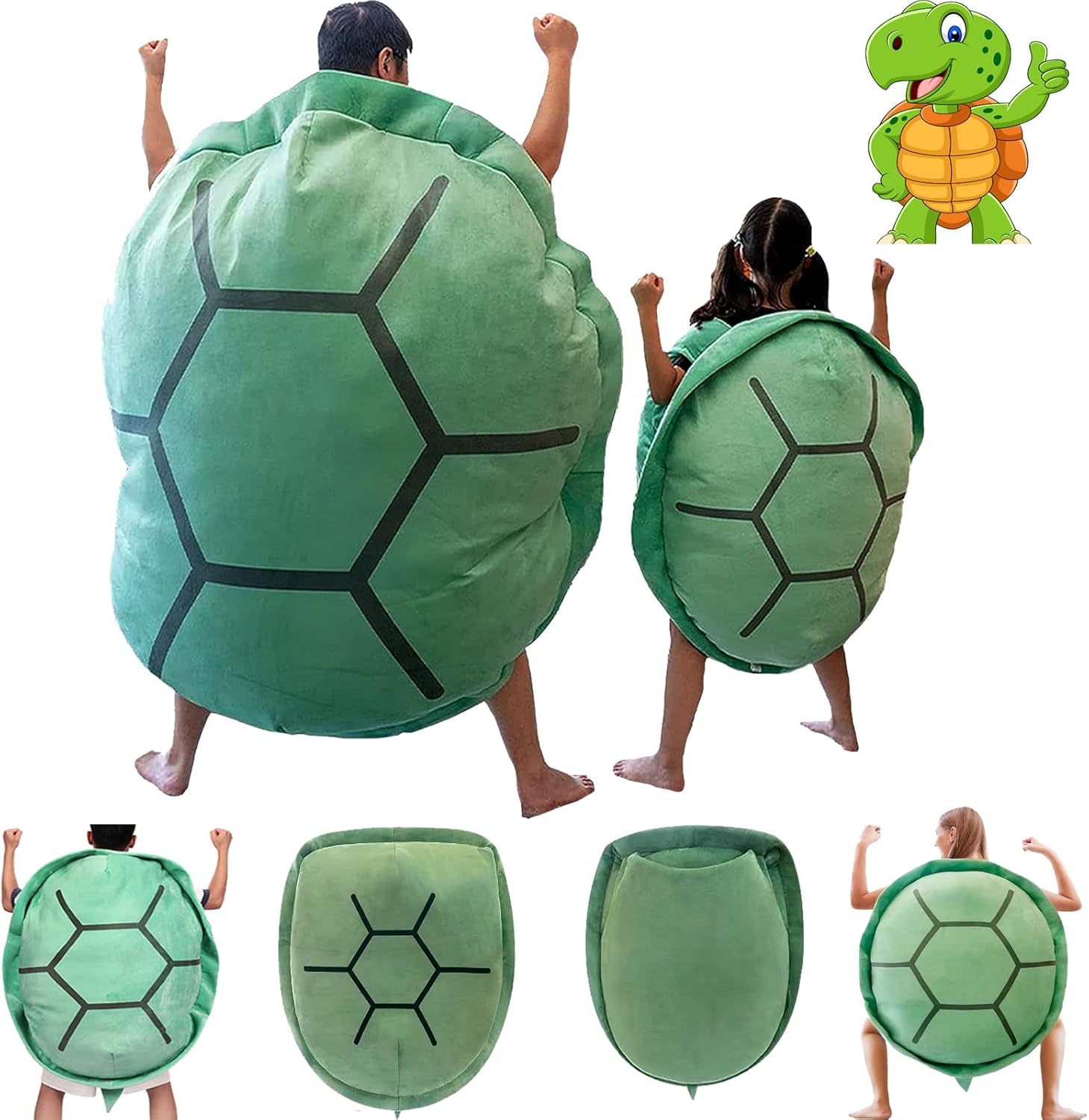 Amazon.com: PTAEXCEL Wearable Turtle Shell Pillow, 40IN/100CM Giant ...