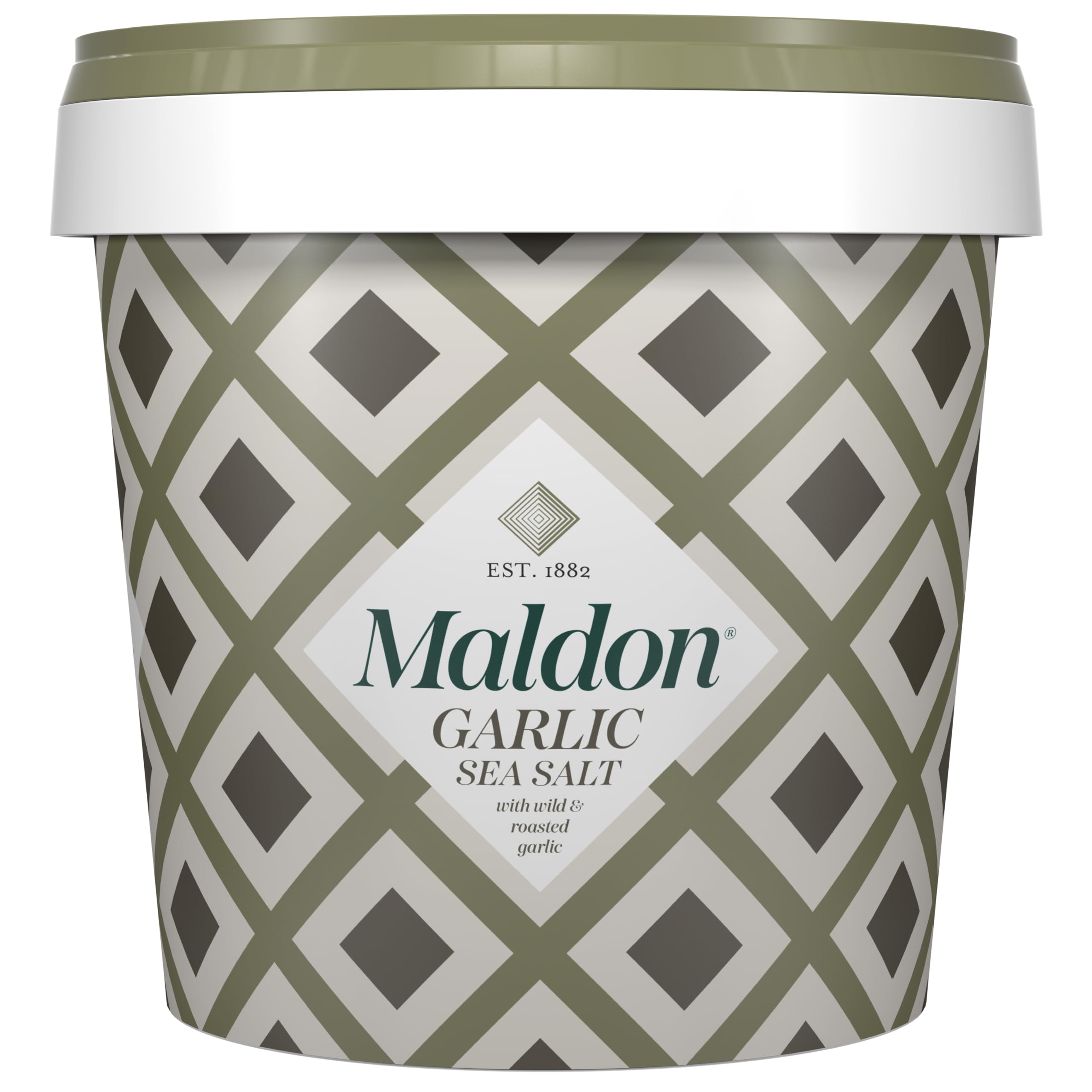 Maldon Garlic Sea Salt, With Wild and Roasted Garlic, Perfect for a ...