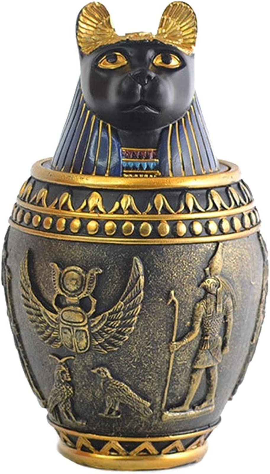 Decorative Urn For Ashes Egyptian God Hapi Canopic Jar Urns ...