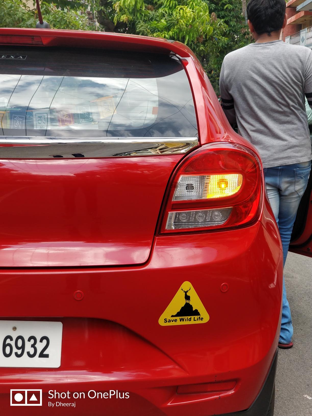 ARWY Vinyl Car Self-Adhesive Sticker, 0.11 X 5.7 X 5.7 Inches, Black ...