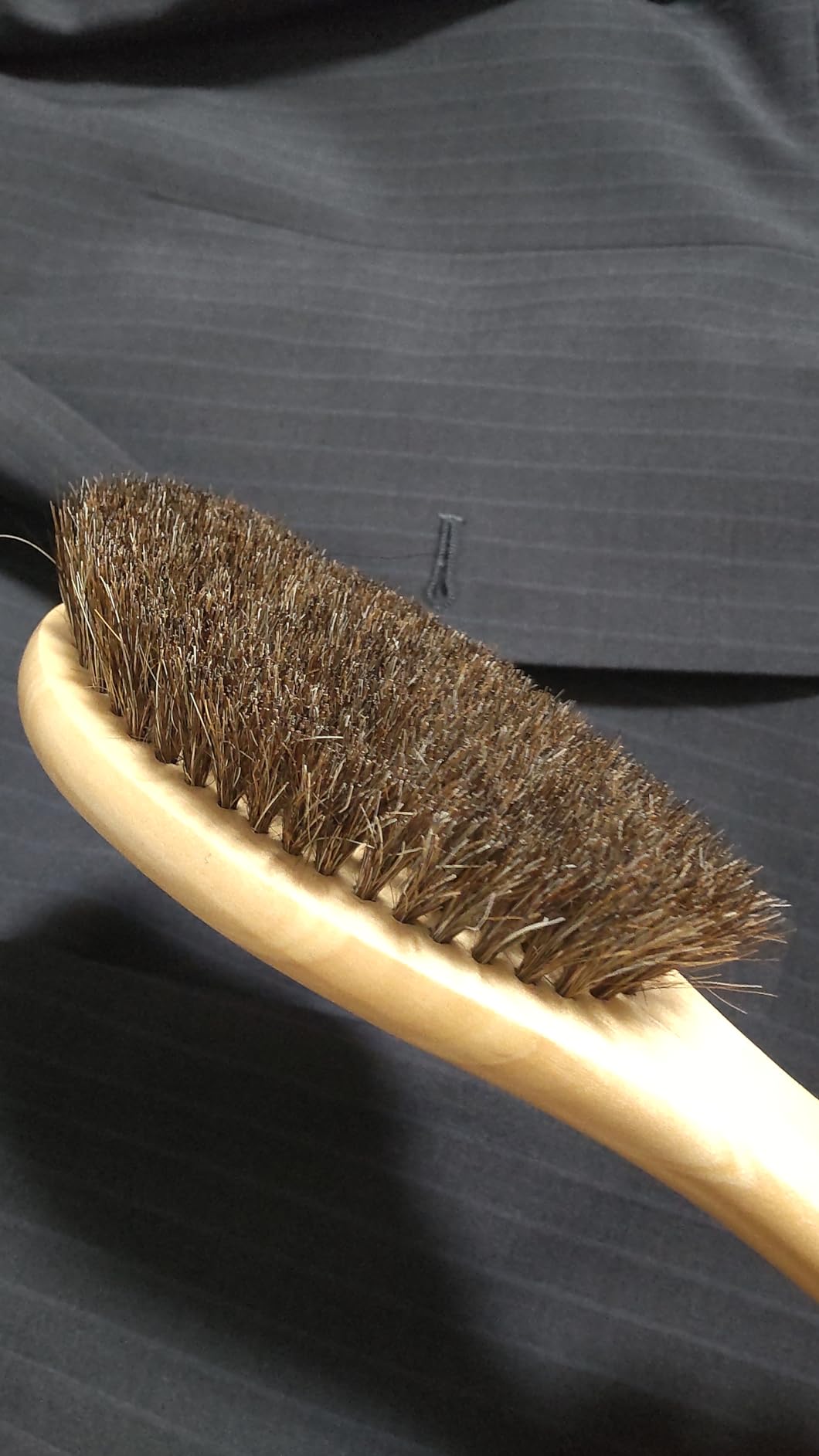 Amazon.co.jp: SOHAPI 洋服ブラシ 馬毛ブラシ 【天然馬毛100%】 毛玉ブラシ 冬用 洋服 毛取り 靴ブラシ カシミヤ ブラシ スーツブラシ 天然木 静電/ホコリ除去 花粉 ...