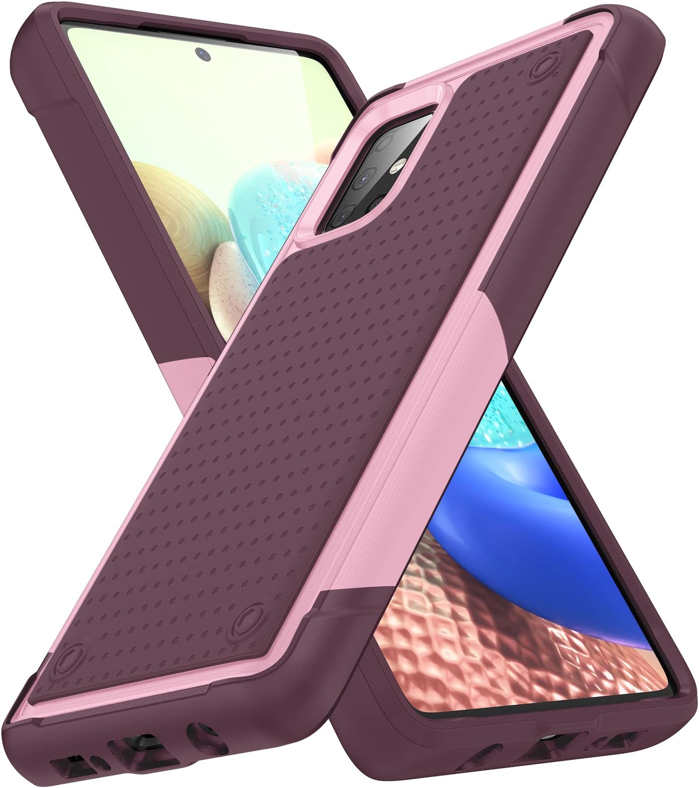 Amazon.com: TORRTOWAY Designed for Samsung Galaxy A71 5G Case 2 in 1 ...