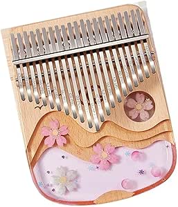 Amazon.com: Kalimba Kalimba 17 21 Key Professional Thumb Piano Pattern ...