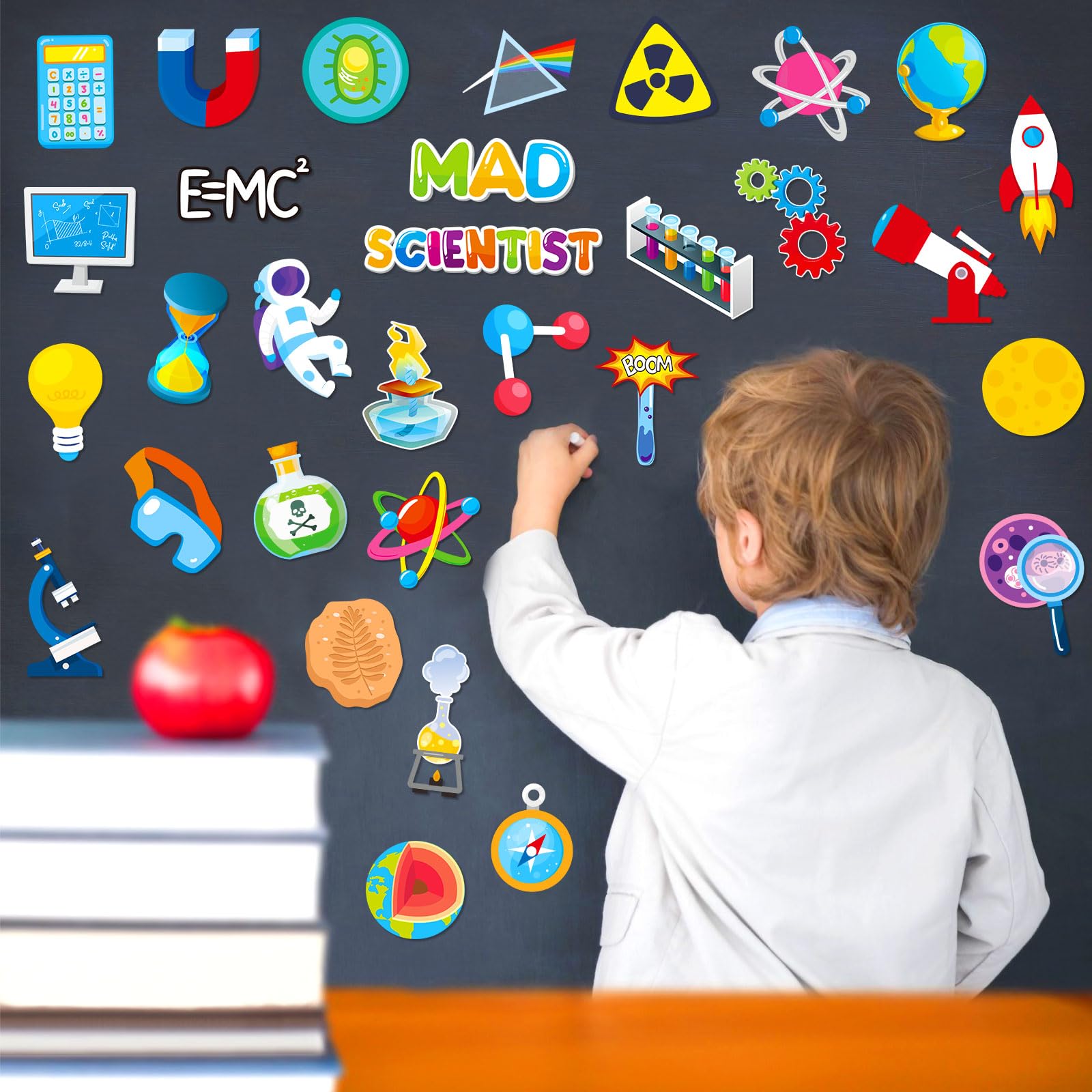 Physical Science Classroom Decor 48 Pieces Science Bulletin Board Sets ...