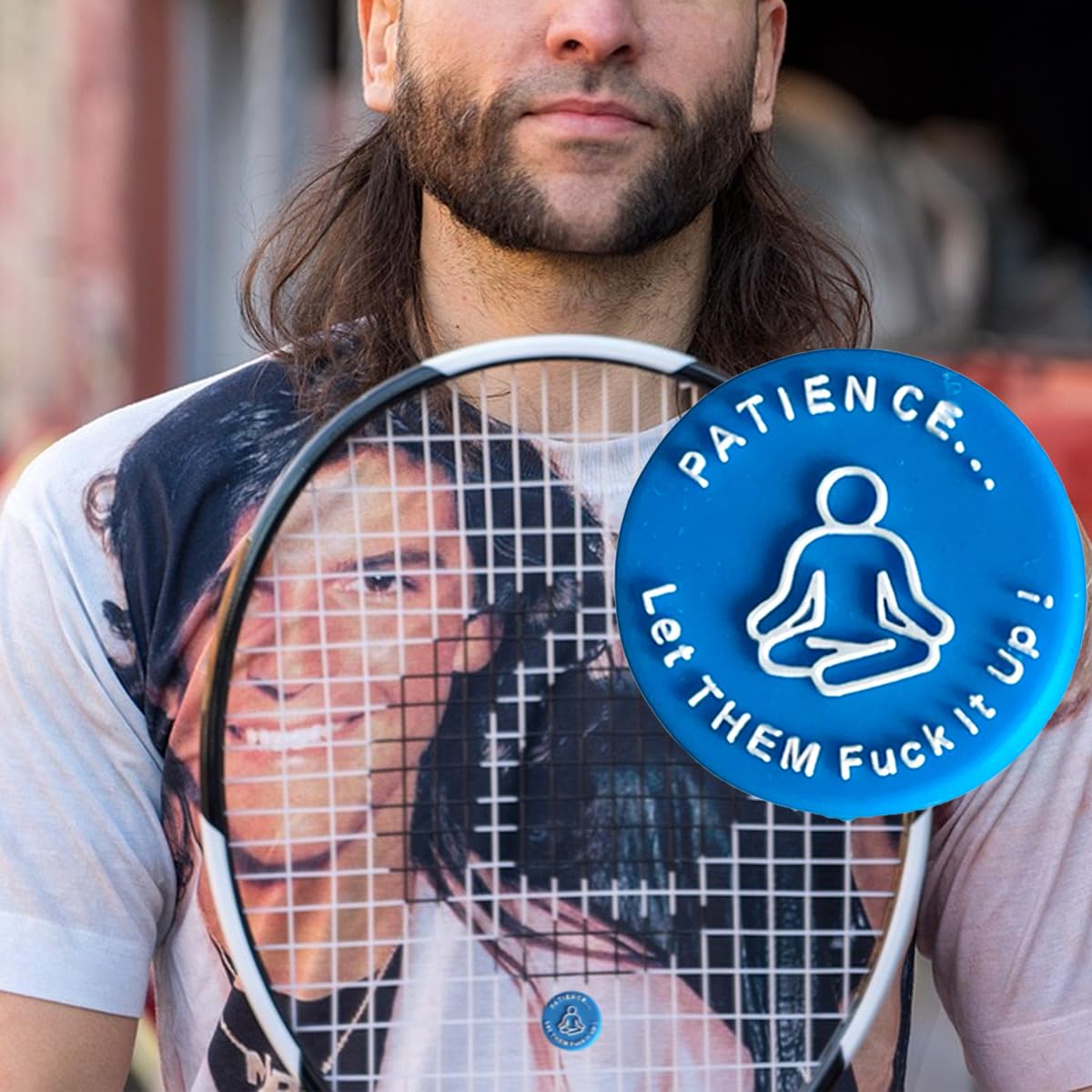 Tennis Damper, Spicy/Aggressive Reminder Tennis Racket Vibration ...