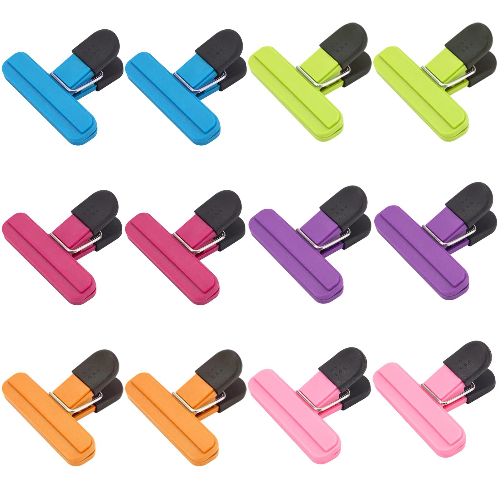 Amazon.com: EWOID 12 Pack Chip Bag Clips, Bag Clips for Food Storage ...