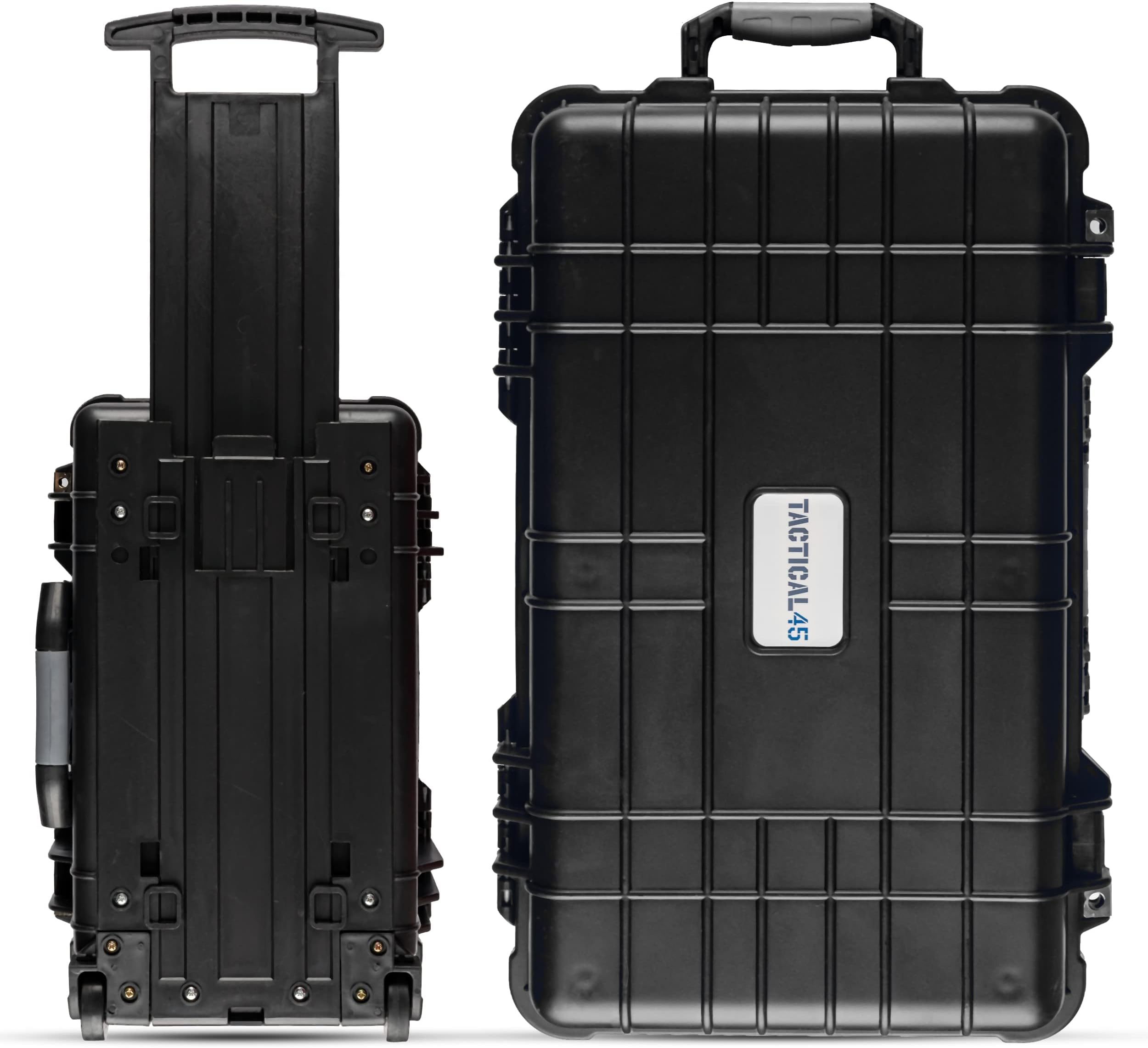 Amazon.com: Tactical45 Hard Case with Foam - 22.4 x 14 x 9.4in Wheeled ...