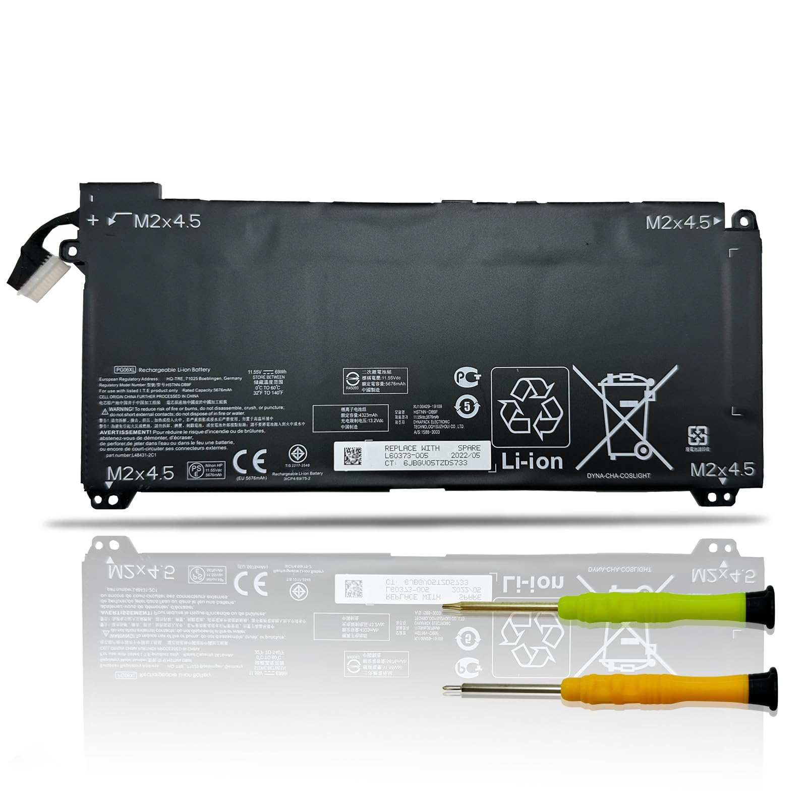 Hp 15 Notebook Battery Replacement PG06XL PG06069XL Battery Replacement ...
