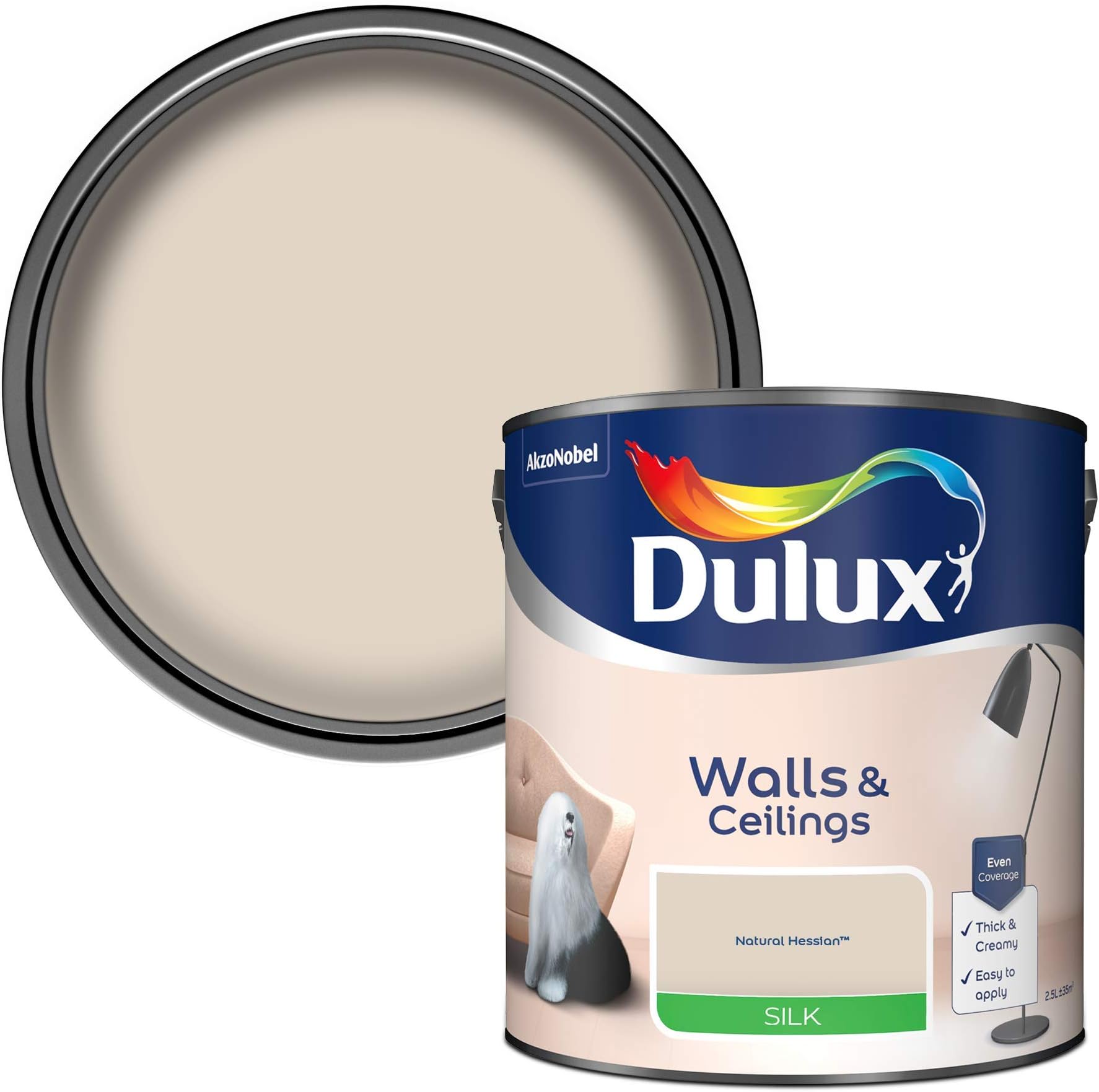 Johnstone's - Wall & Ceiling Paint - Toasted Beige - Silk Finish ...