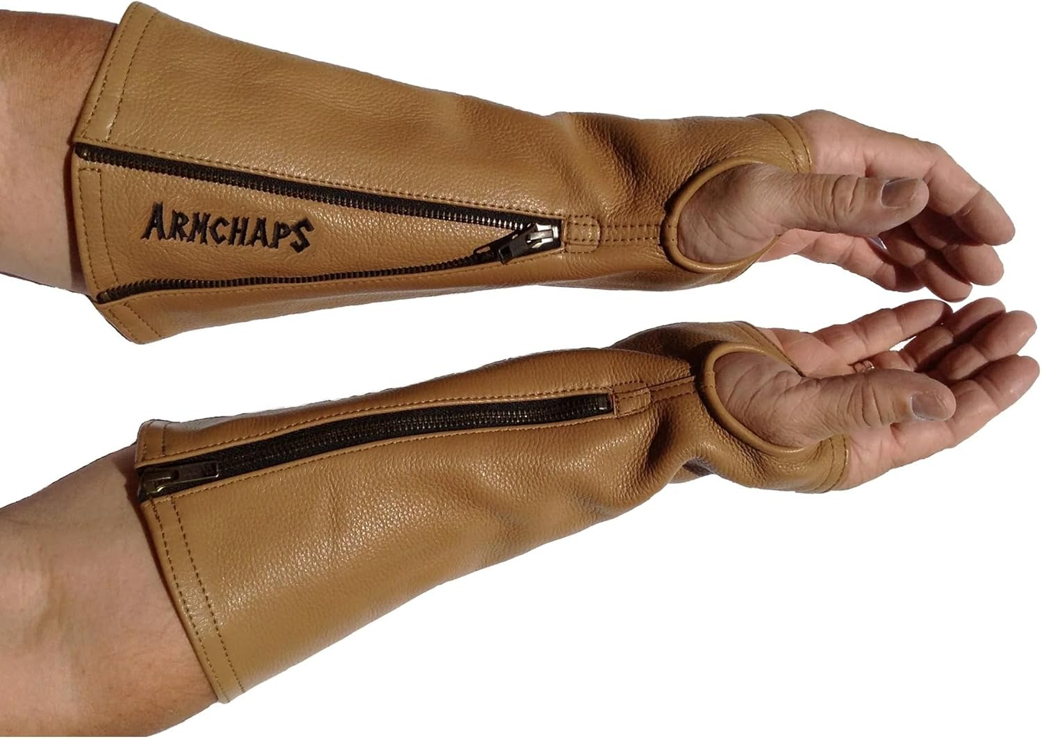Amazon.com: Arm Chaps Leather Protective Sleeves Arm Guard - Prevent ...