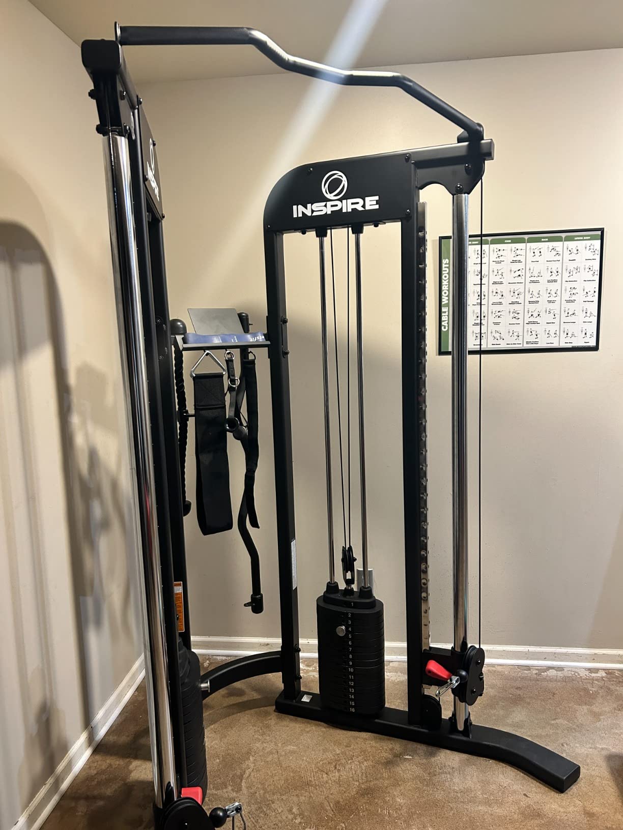 $3/mo - Finance QUICKFIT Workout Poster Cable Machine, an Exercise ...