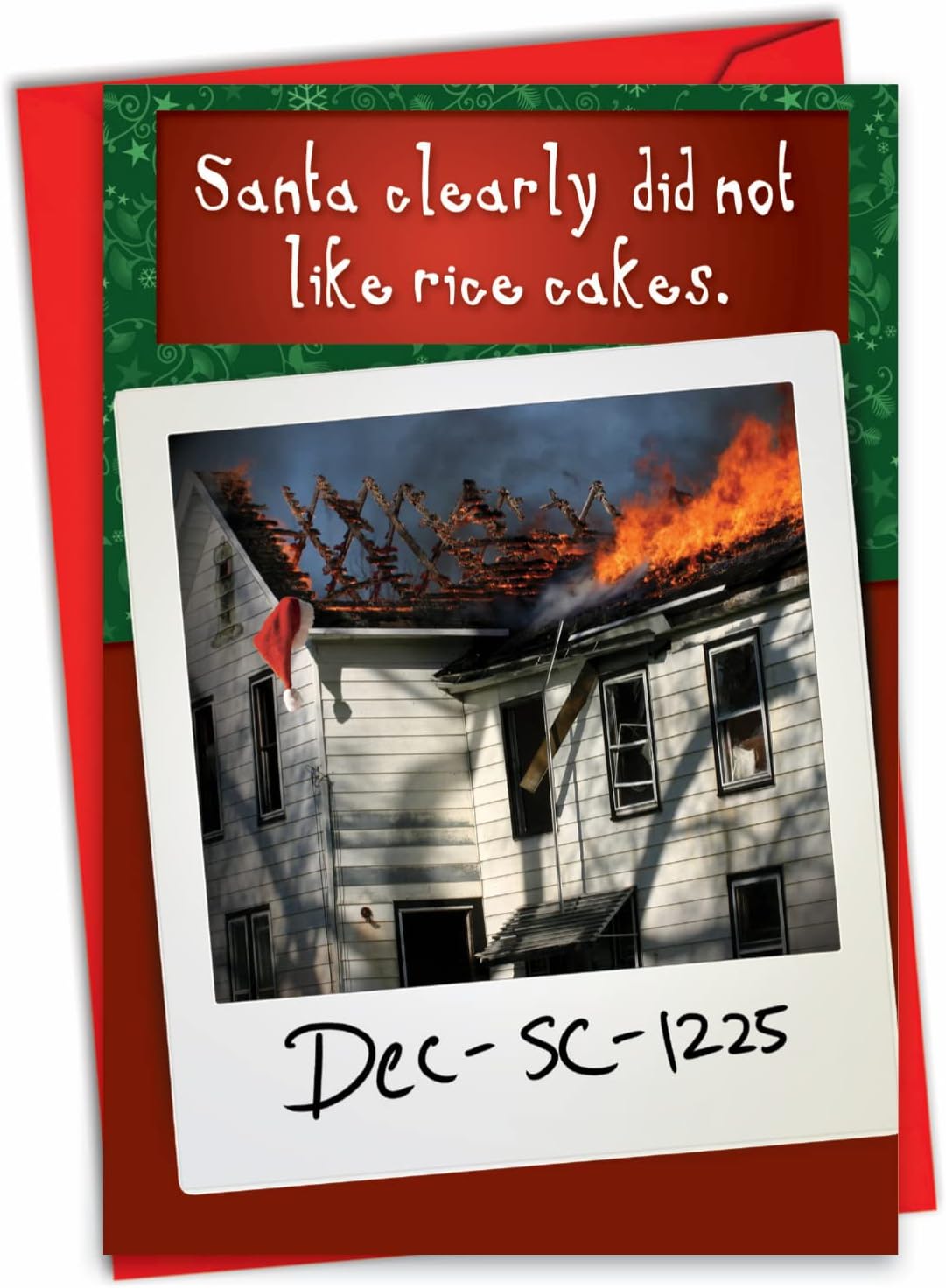 Amazon.com : 1422 Santa Hates Rice Cakes Unique Inappropriate Christmas ...