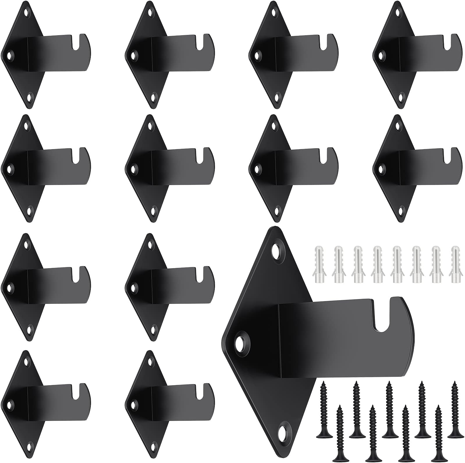 Amazon.com: Dazzling Displays Chrome Gridwall Mount Brackets For Grid ...