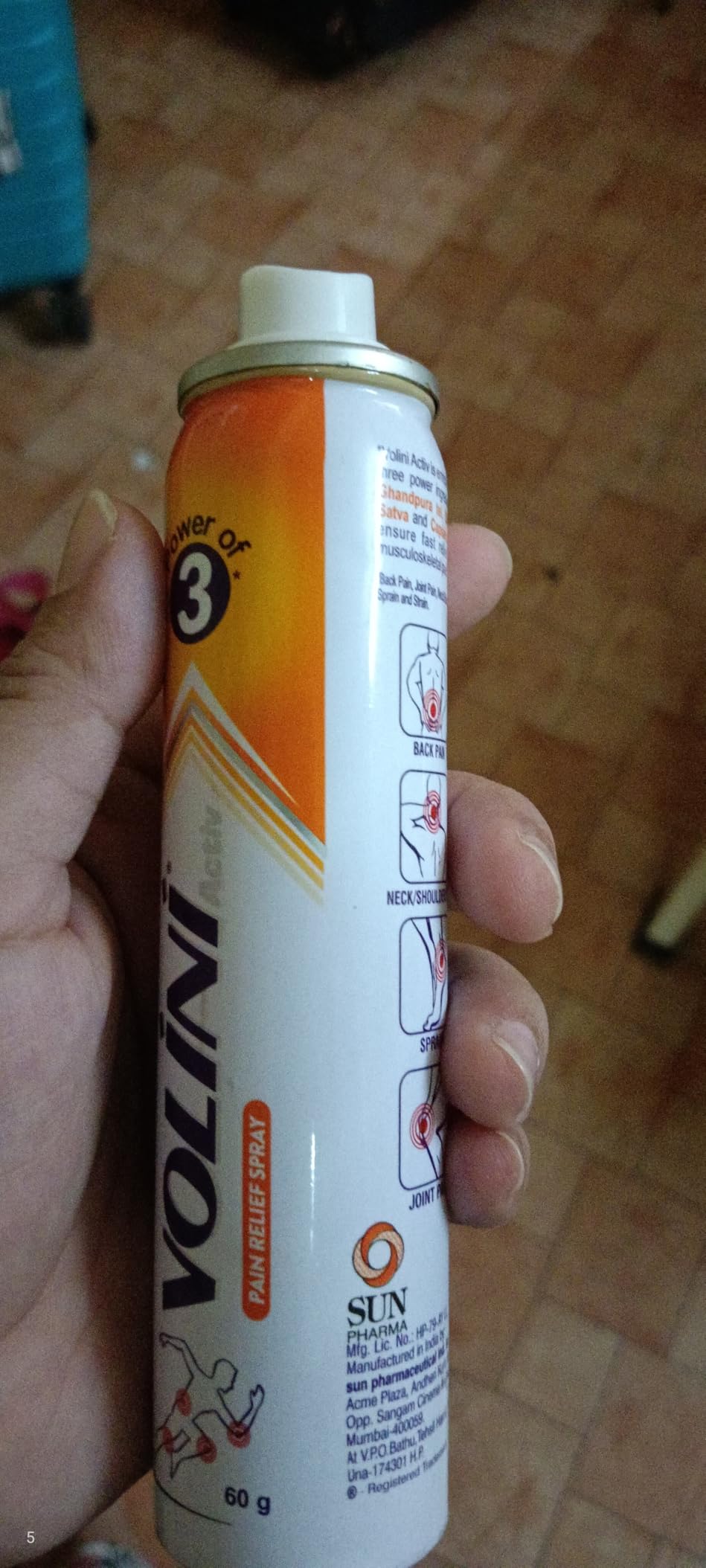 Volini Activ Spray 60 Gm : Amazon.in: Health & Personal Care