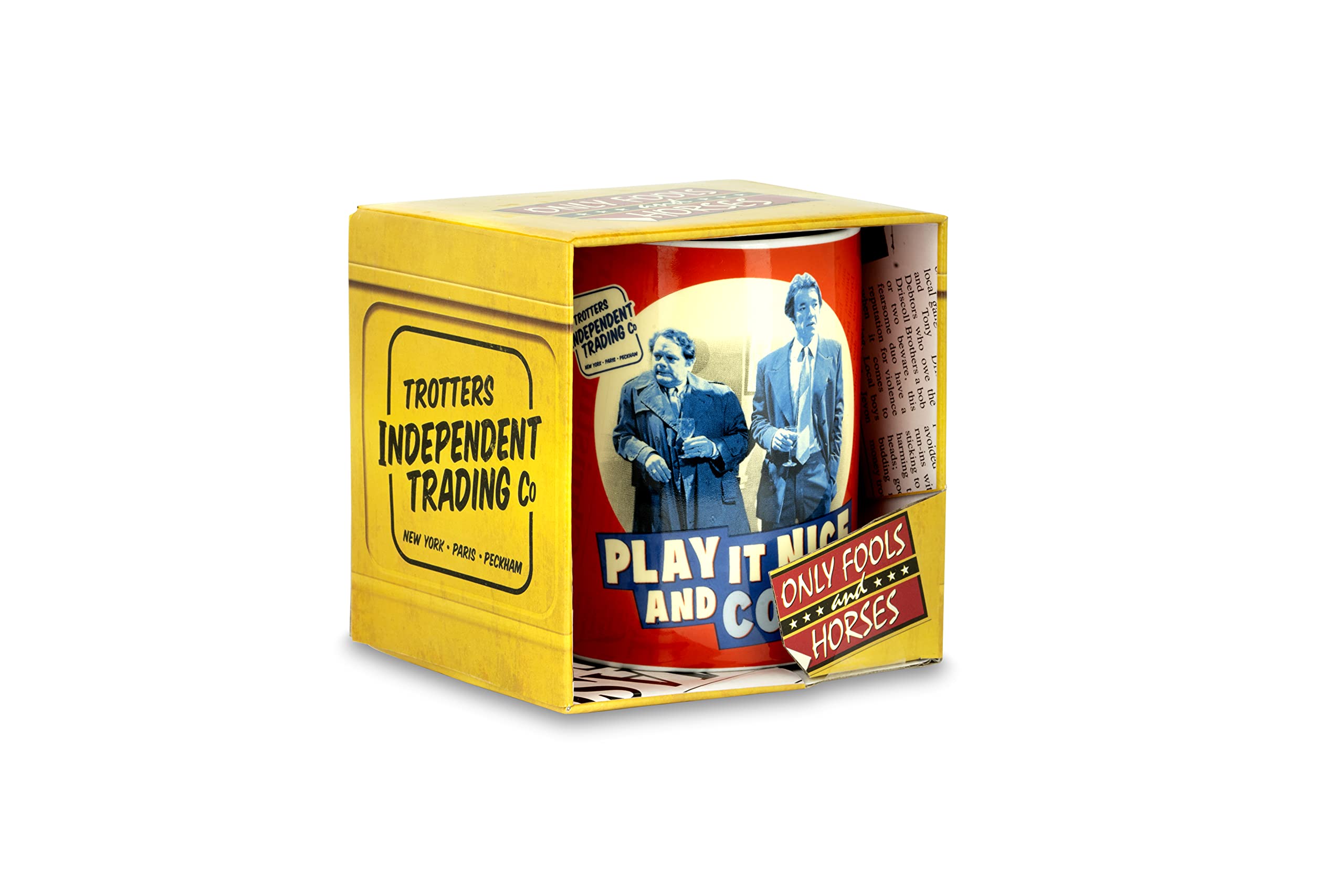 Buy Only Fools and Horses Del Boy Falling Through Bar Official Mug ...