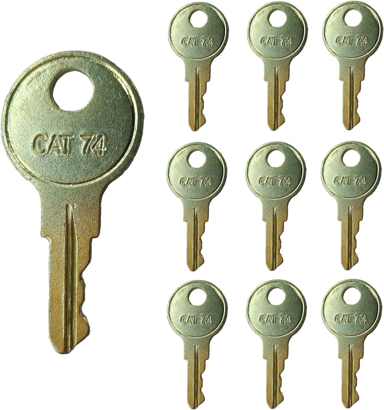 Dispenser Keys for Bobrick, 10-Pack 33043 CAT74 Toilet Paper Towel ...