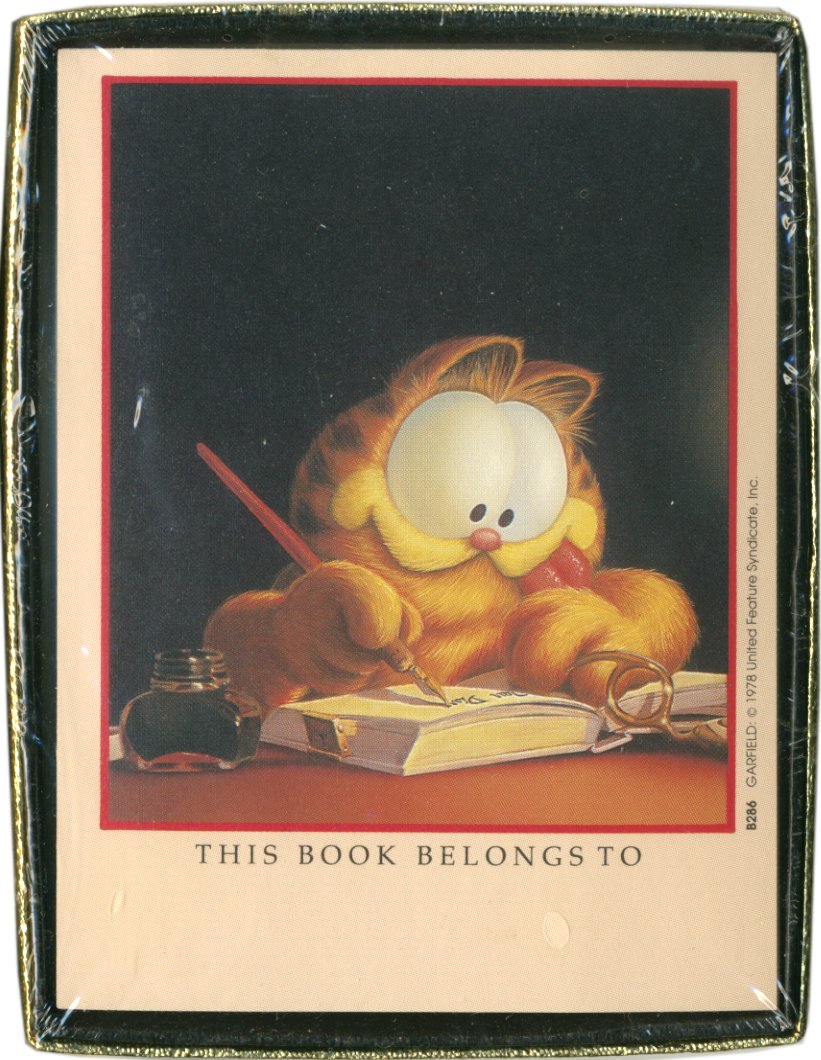 Amazon.co.jp: Garfield: Writing at a Desk: Bookmarks : 本