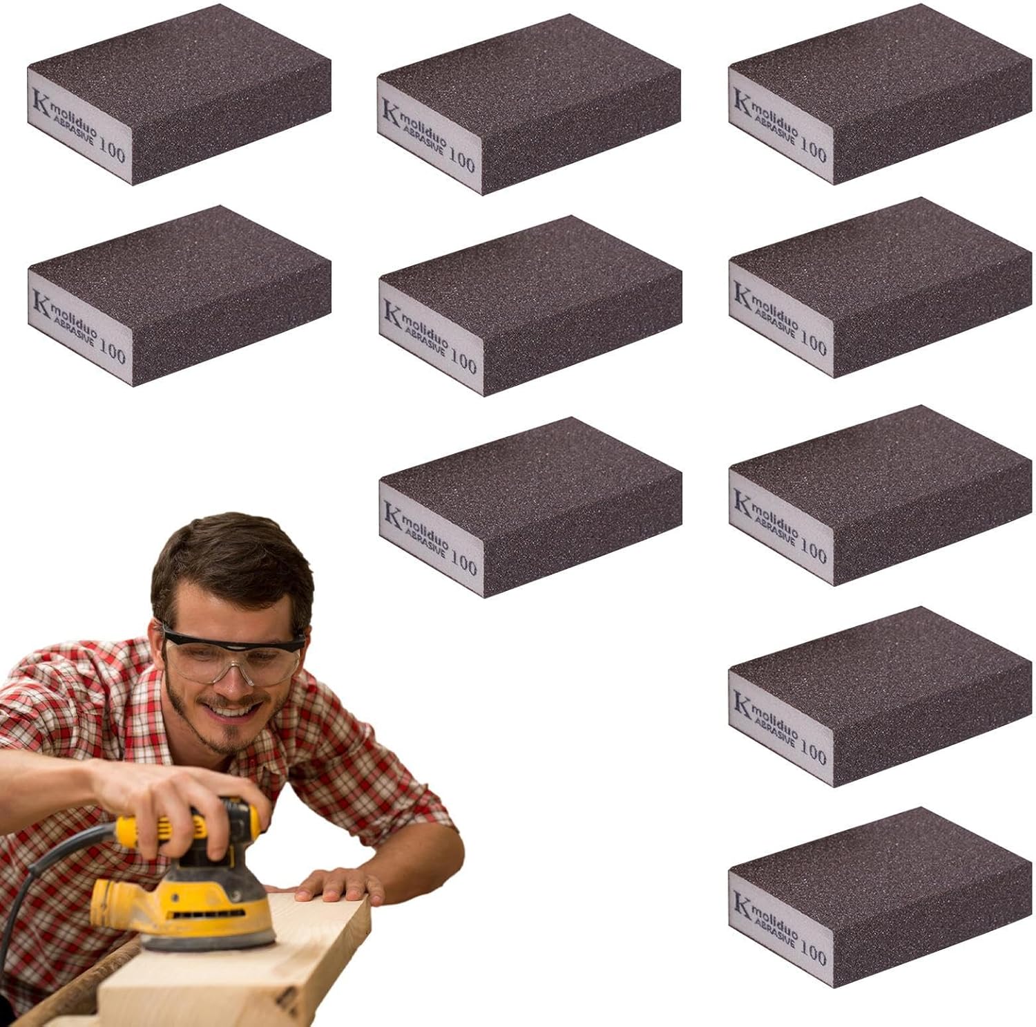 Amazon.co.jp: Sandpaper Bricks - Paper Brick Sponge | Reusable Wet and ...