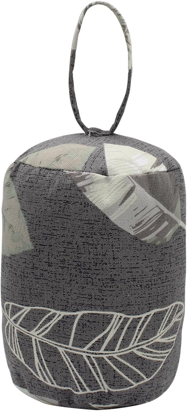 Amazon.com: CERAYOU Decorative Weighted Door Stopper, Cylinder Fabric ...